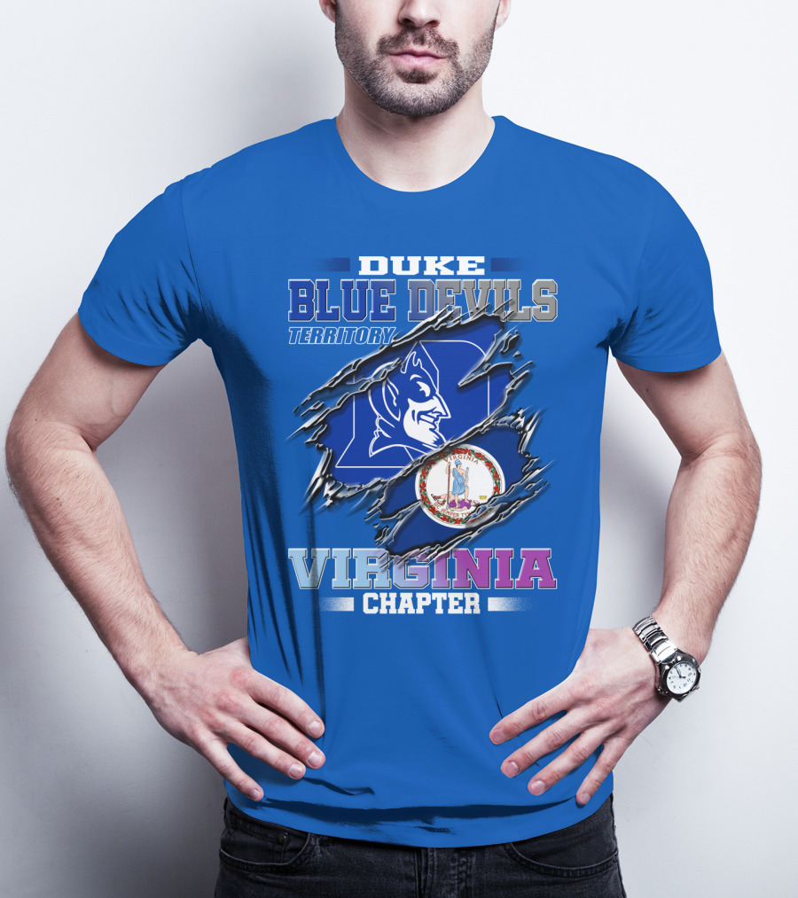 Duke Blue Devils Territory Virginia Chapter T-Shirt