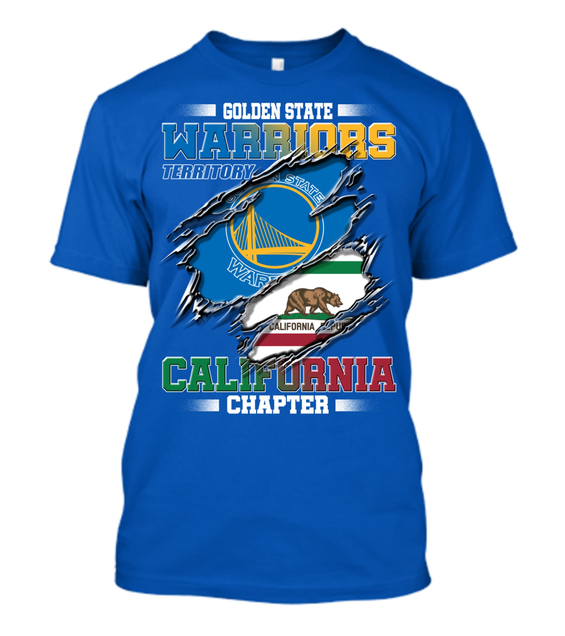 Golden State Warriors Territory California Chapter T-Shirt