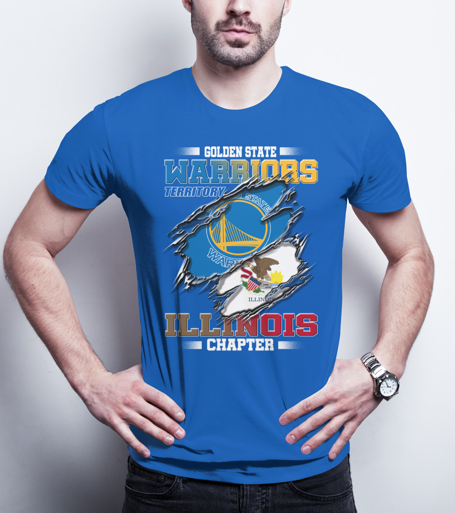 Golden State Warriors Territory Illinois Chapter T-Shirt