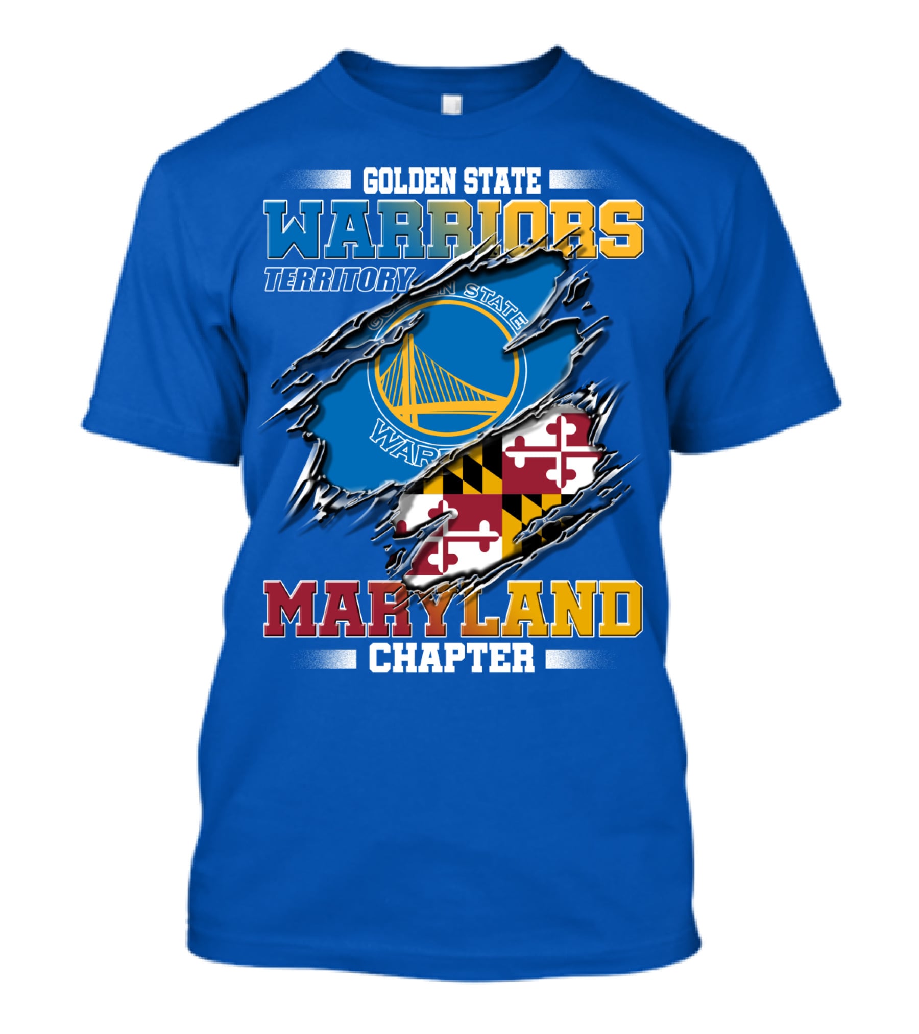 Golden State Warriors Territory Maryland Chapter T-Shirt