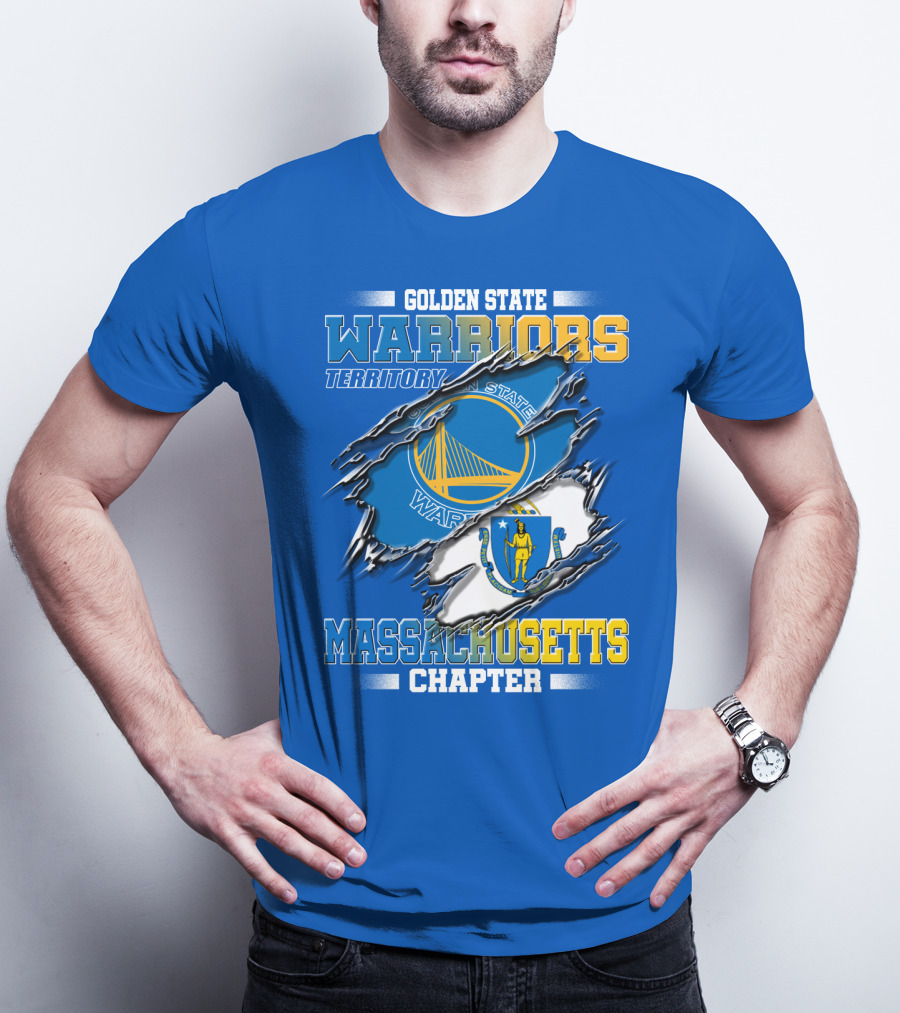 Golden State Warriors Territory Massachusetts Chapter T-Shirt