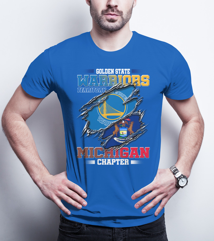 Golden State Warriors Territory Michigan Chapter T-Shirt