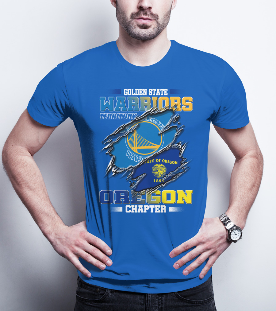 Golden State Warriors Territory State Of Oregon Chapter 1859 T-Shirt