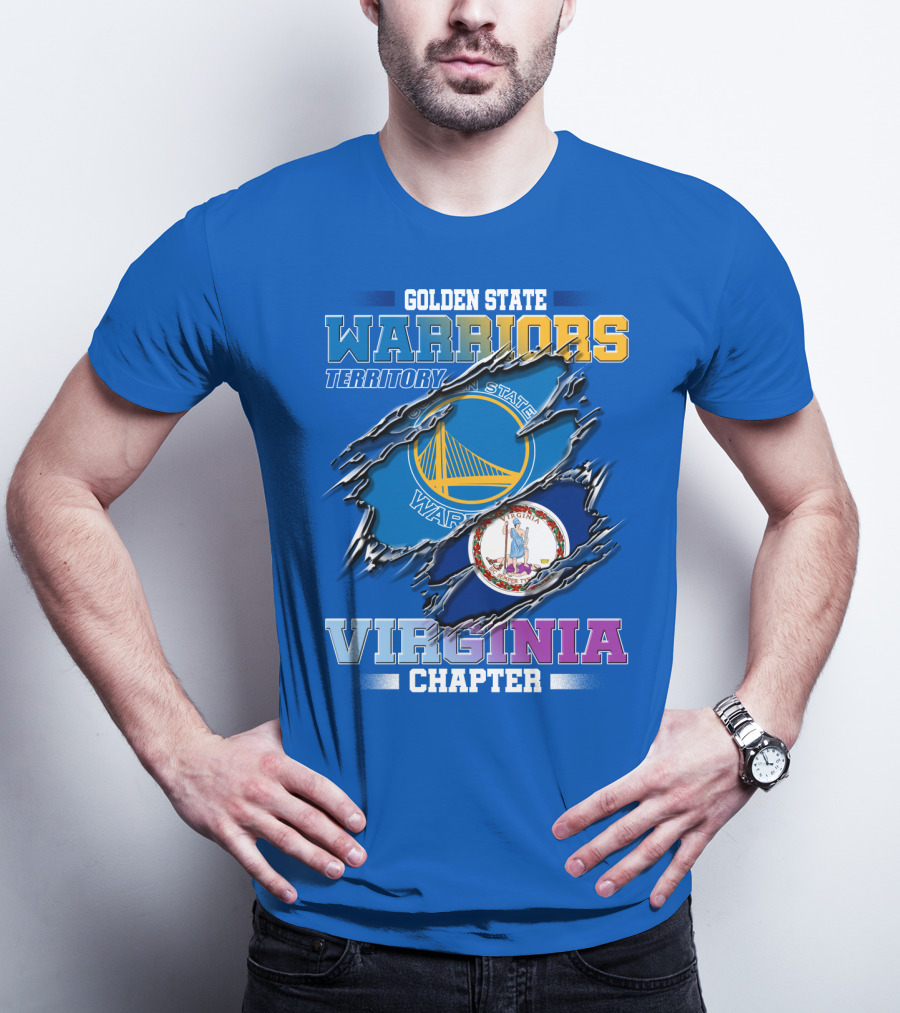 Golden State Warriors Territory Virginia Chapter T-Shirt