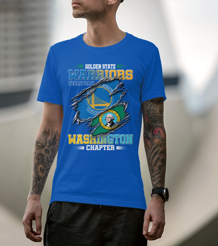 Golden State Warriors Territory Washington Chapter T-Shirt