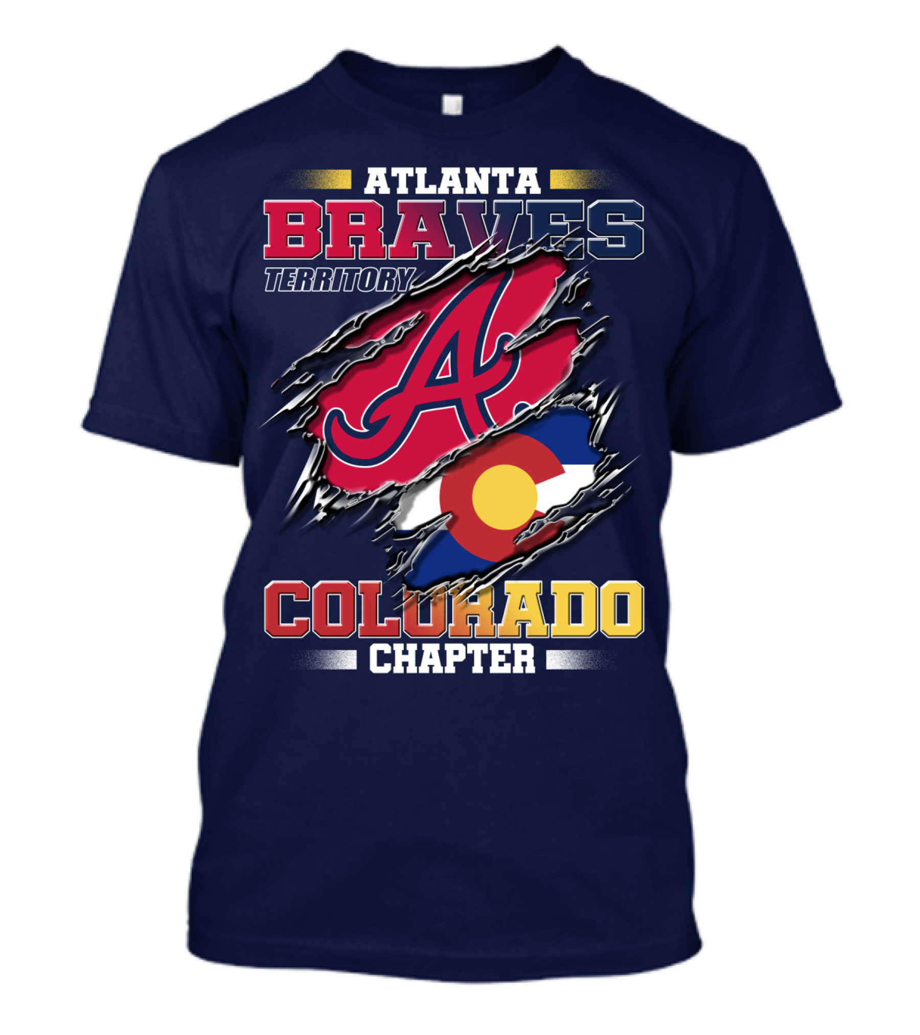 Atlanta Braves Territory Colorado Chapter T-Shirt