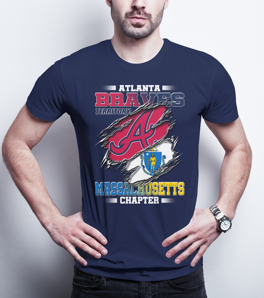 Atlanta Braves Territory Massachusetts Chapter T-Shirt