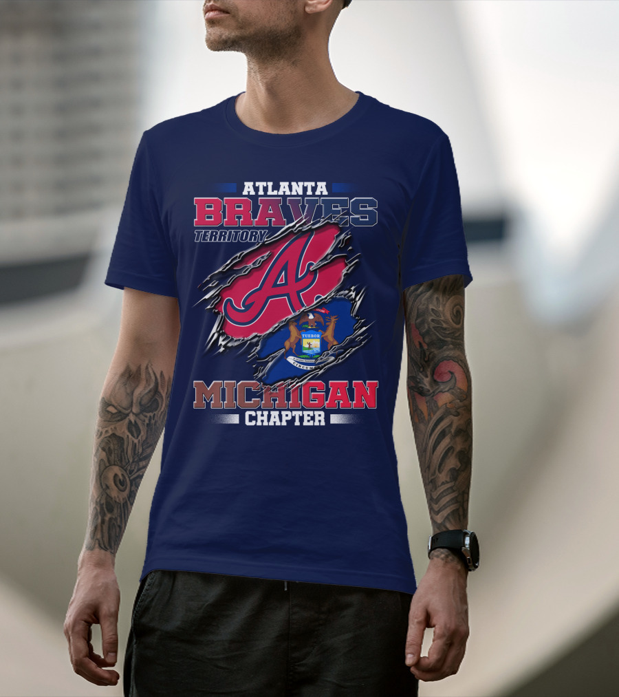 Atlanta Braves Territory Michigan Chapter T-Shirt