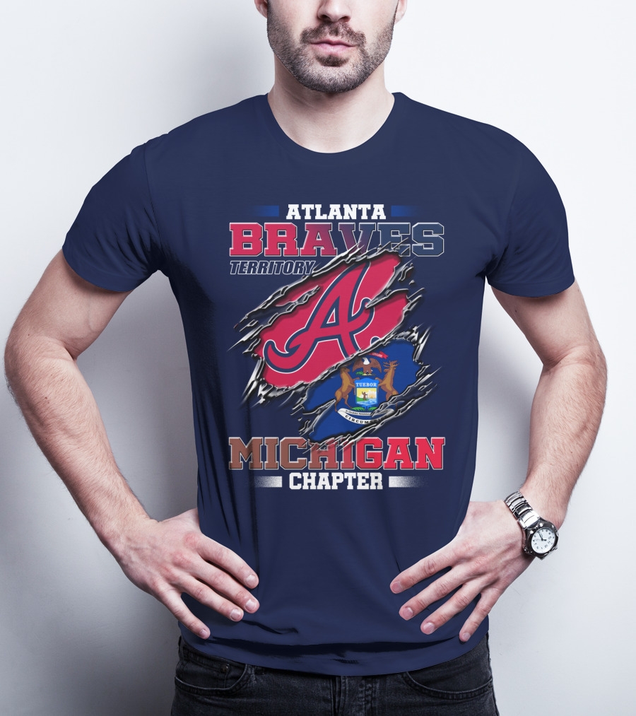 Atlanta Braves Territory Michigan Chapter T-Shirt