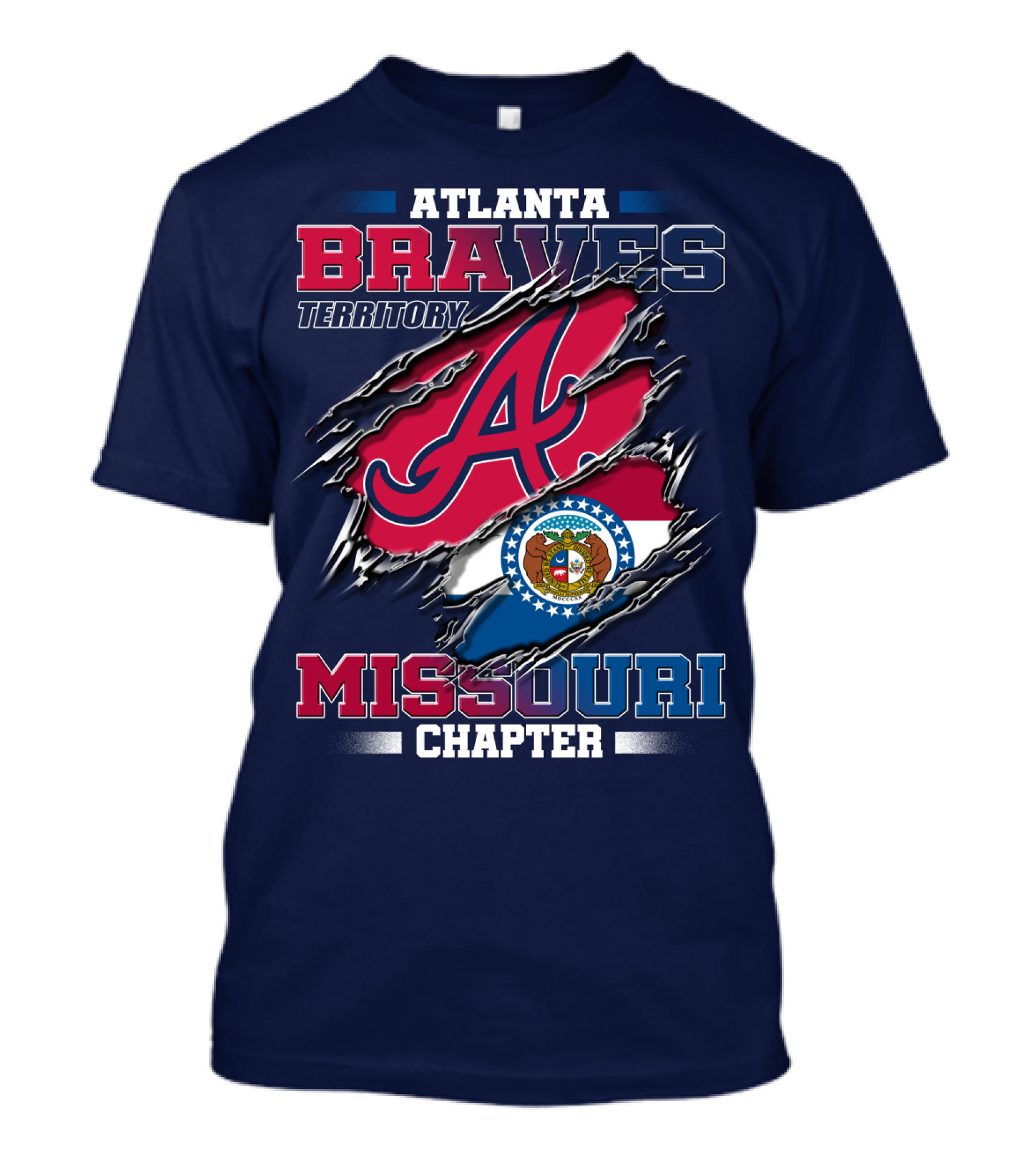 Atlanta Braves Territory Missouri Chapter T-Shirt
