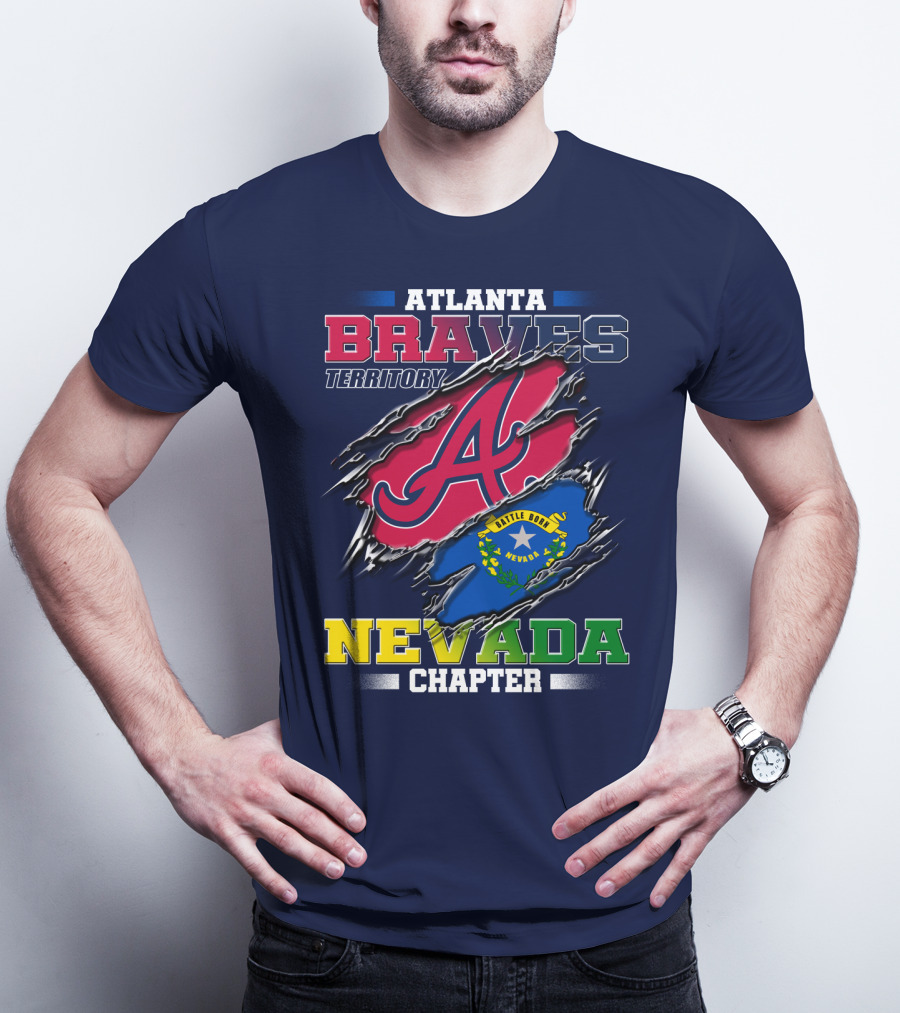 Atlanta Braves Territory Nevada Chapter Battle Born T-Shirt