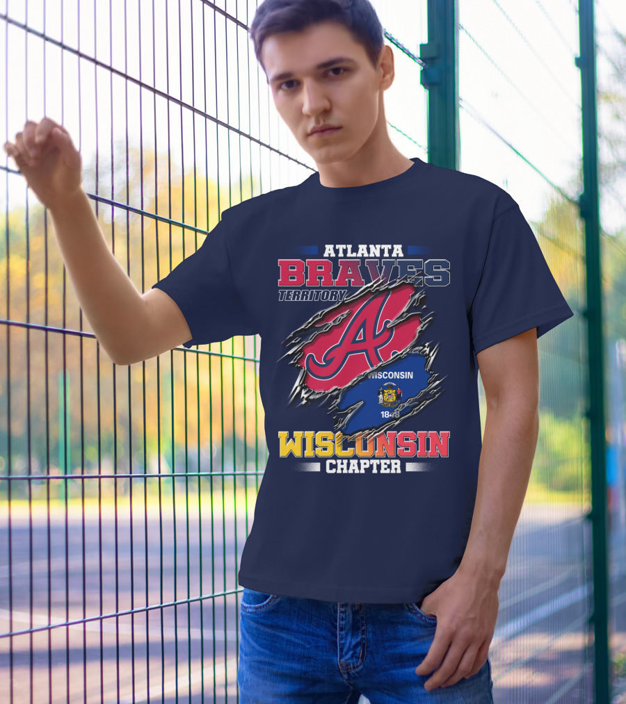 Atlanta Braves Territory Wisconsin Chapter 1848 T-Shirt