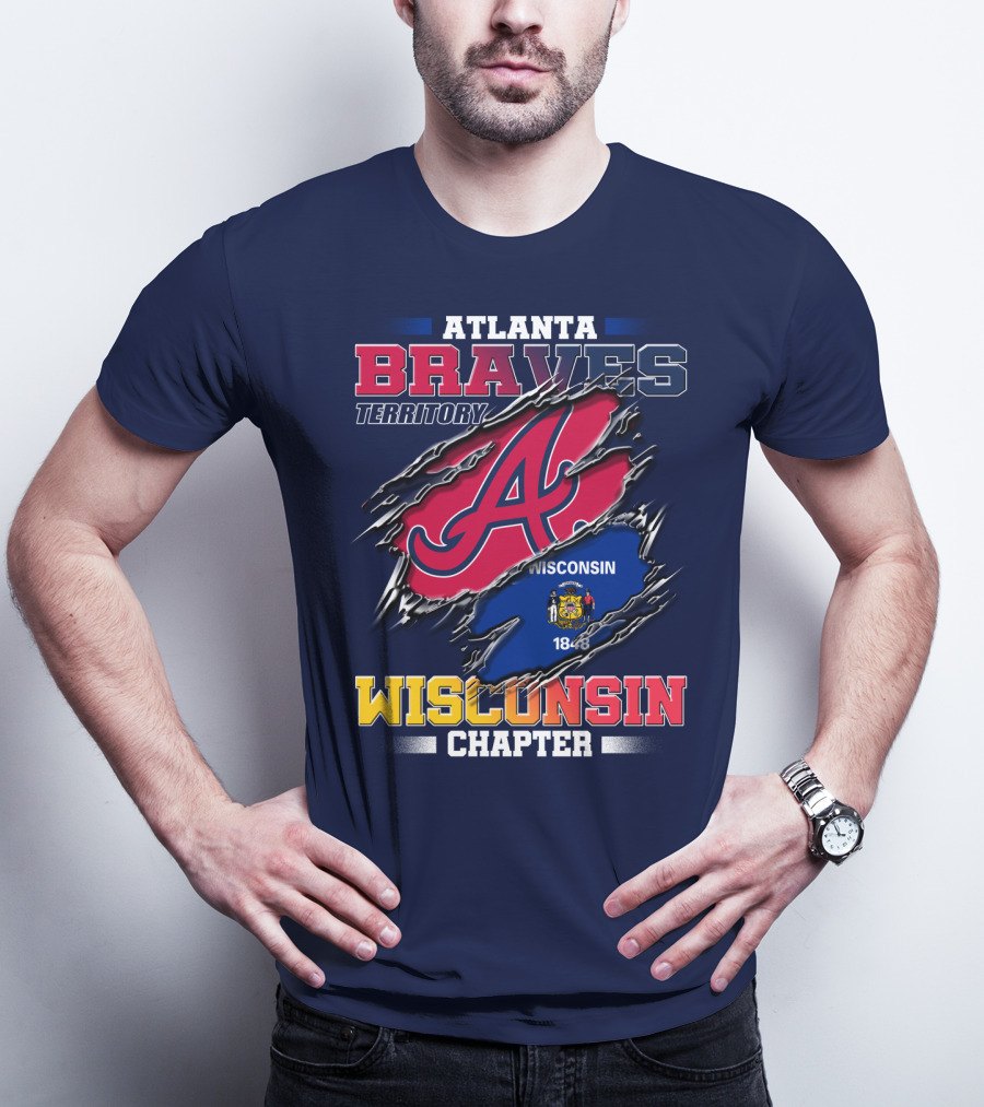 Atlanta Braves Territory Wisconsin Chapter 1848 T-Shirt