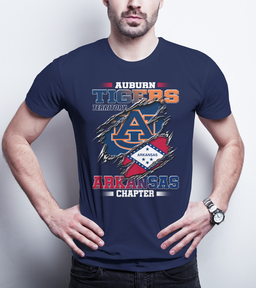 Auburn Tigers Territory Arkansas Chapter T-Shirt