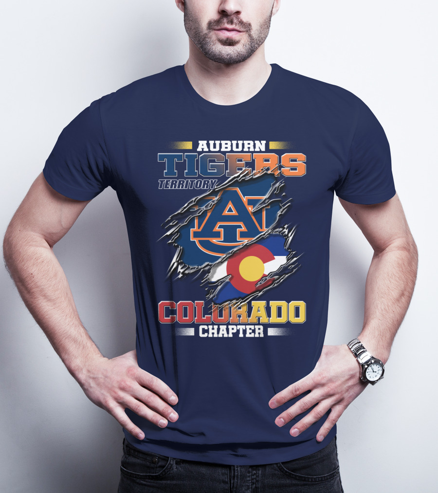 Auburn Tigers Territory Colorado Chapter T-Shirt