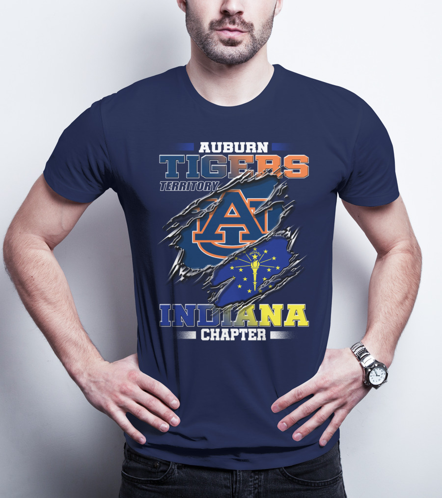 Auburn Tigers Territory Indiana Chapter T-Shirt