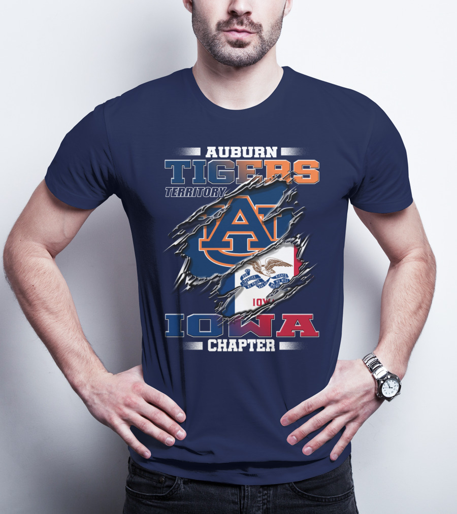 Auburn Tigers Territory Iowa Chapter T-Shirt