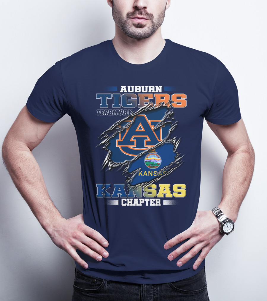 Auburn Tigers Territory Kansas Chapter T-Shirt