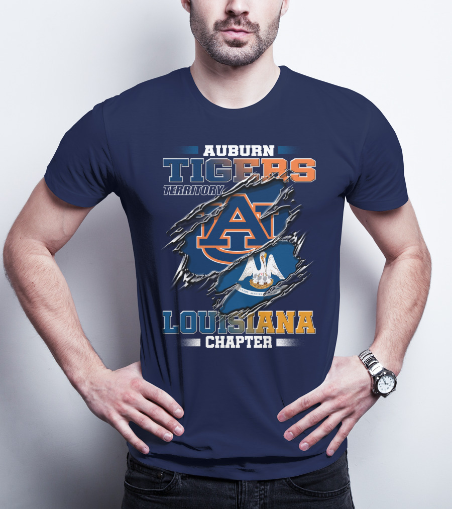 Auburn Tigers Territory Louisiana Chapter T-Shirt