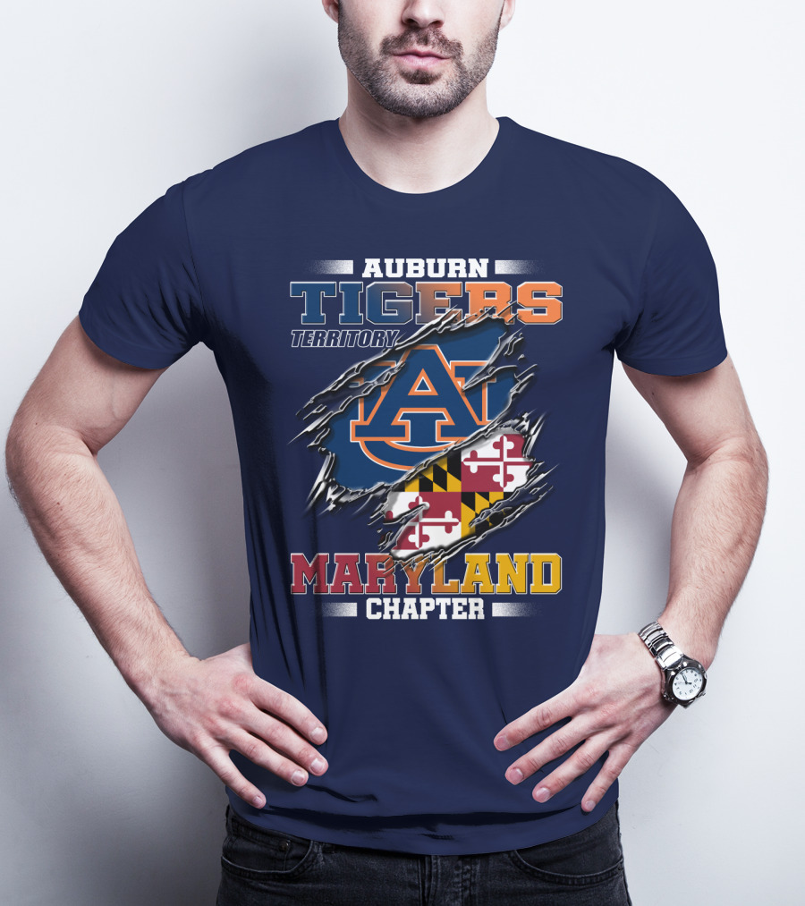 Auburn Tigers Territory Maryland Chapter T-Shirt