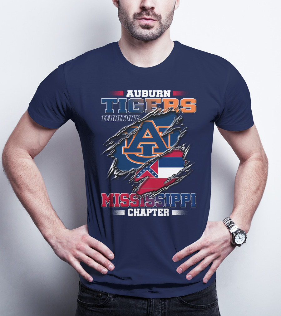 Auburn Tigers Territory Mississippi Chapter T-Shirt