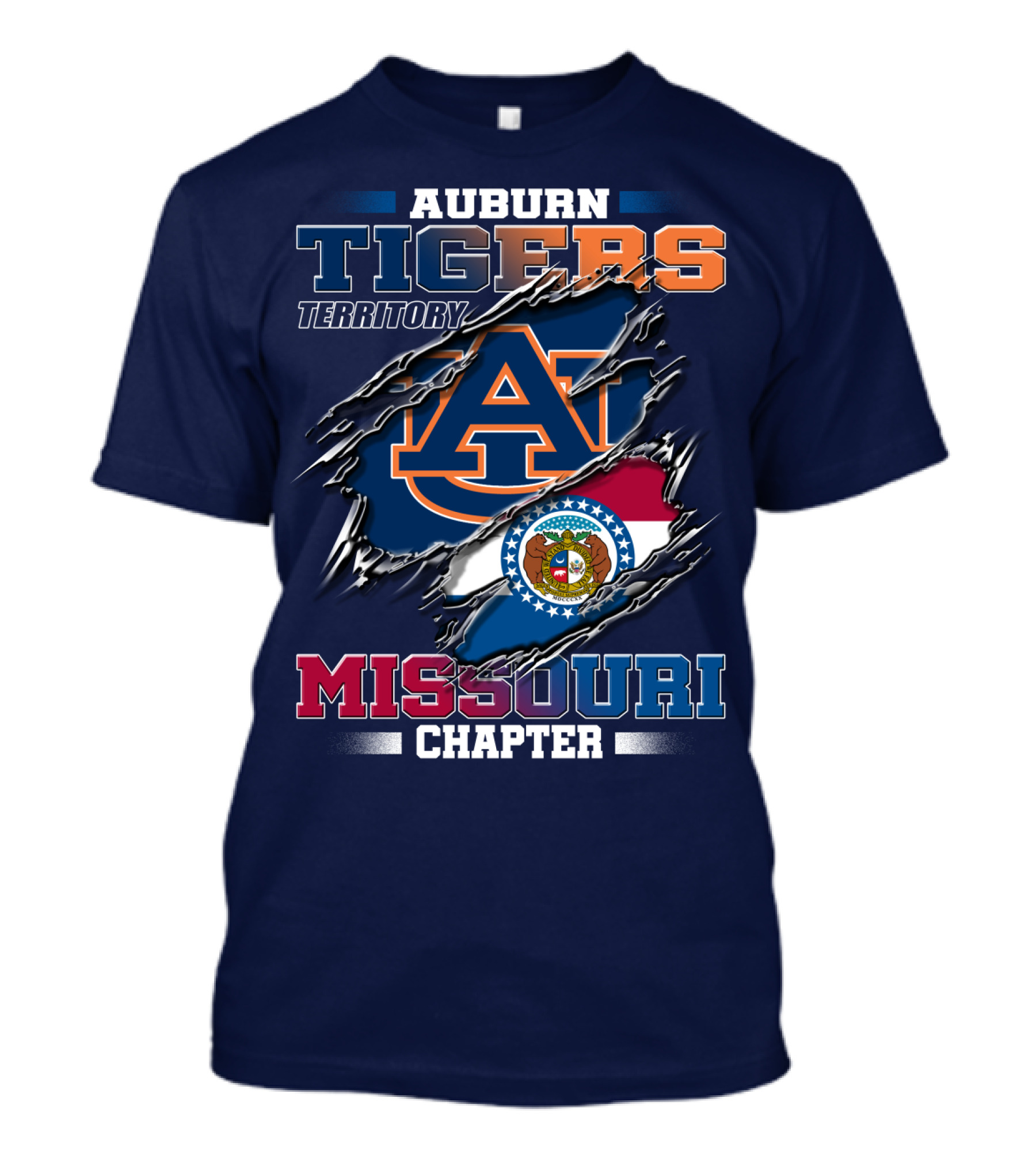 Auburn Tigers Territory Missouri Chapter T-Shirt