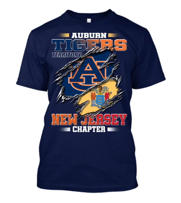Auburn Tigers Territory New Jersey Chapter T-Shirt