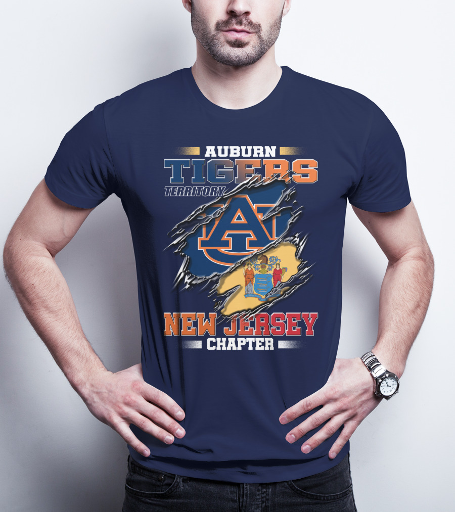 Auburn Tigers Territory New Jersey Chapter T-Shirt