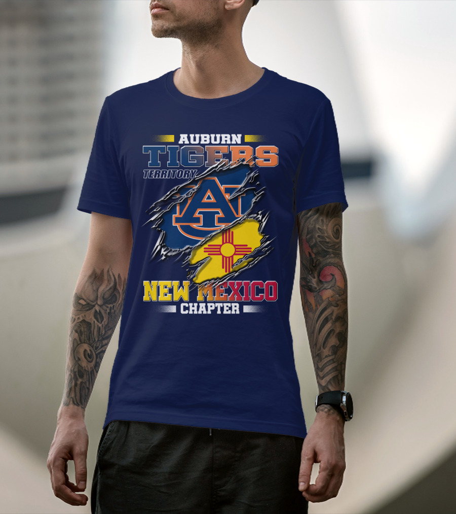 Auburn Tigers Territory New Mexico Chapter T-Shirt