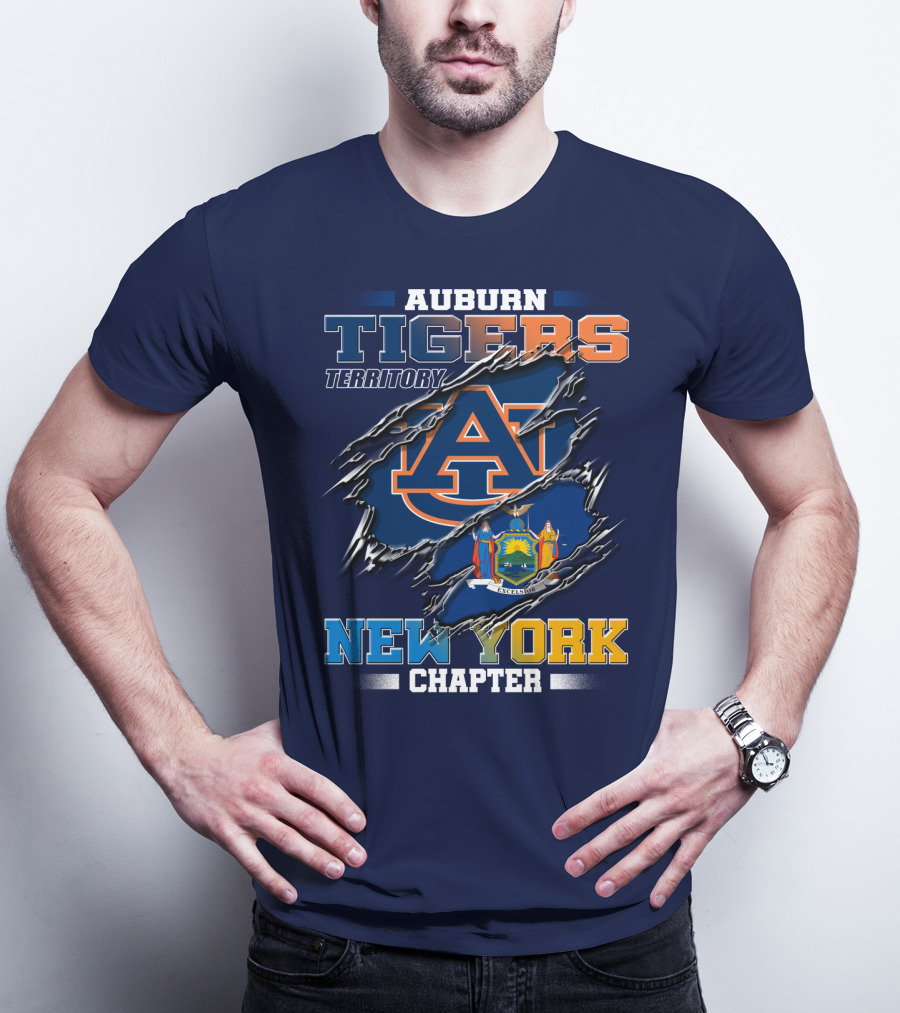 Auburn Tigers Territory New York Chapter T-Shirt