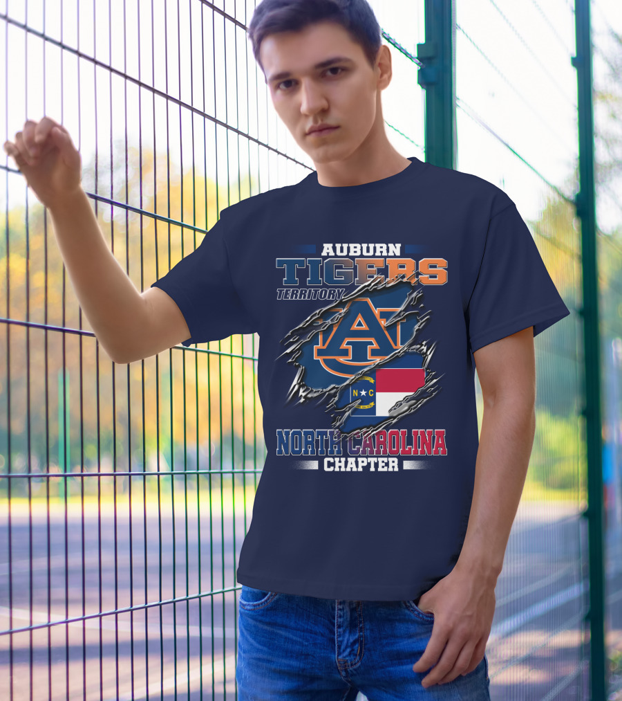 Auburn Tigers Territory North Carolina Chapter T-Shirt