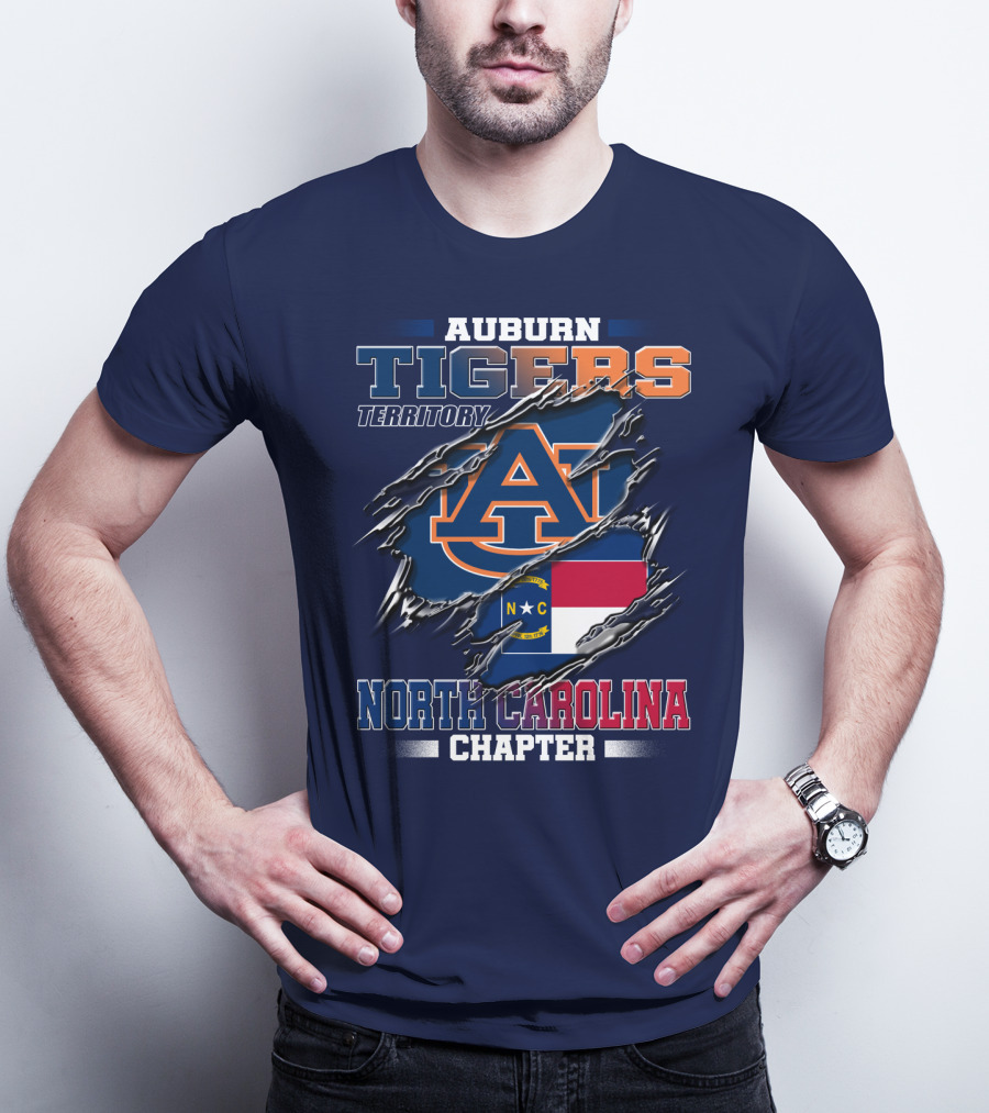 Auburn Tigers Territory North Carolina Chapter T-Shirt