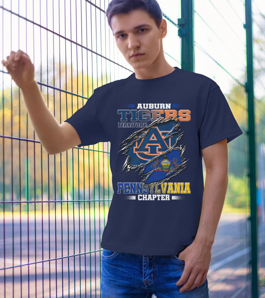 Auburn Tigers Territory Pennsylvania Chapter T-Shirt
