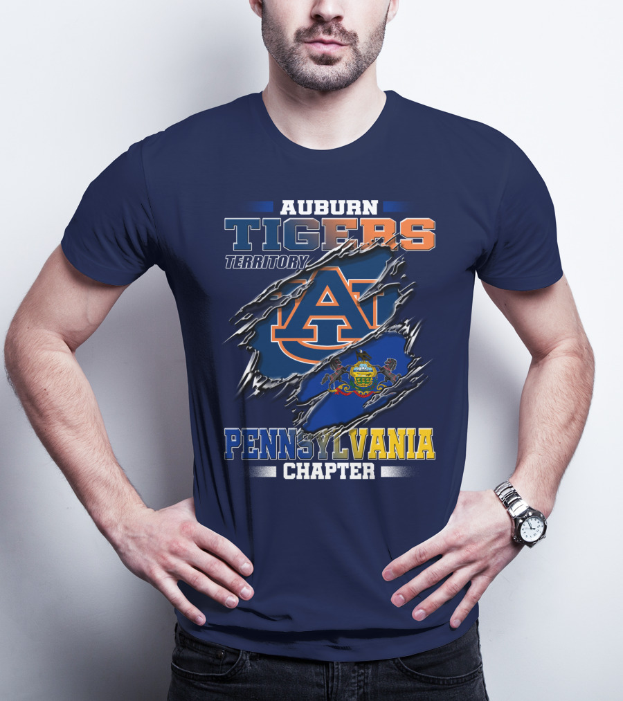 Auburn Tigers Territory Pennsylvania Chapter T-Shirt