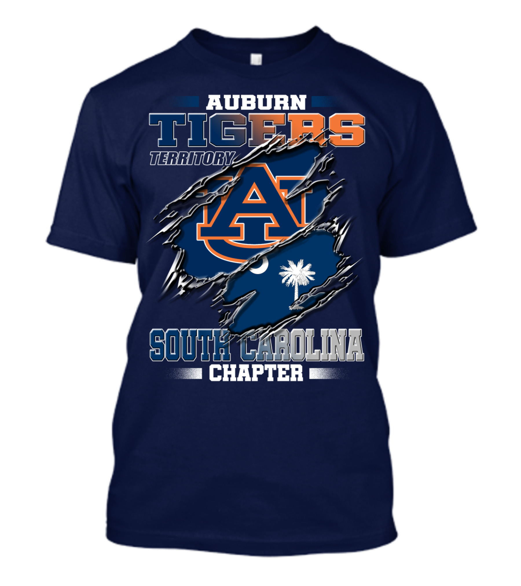 Auburn Tigers Territory South Carolina Chapter T-Shirt