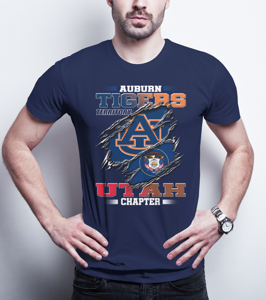 Auburn Tigers Territory Utah Chapter T-Shirt