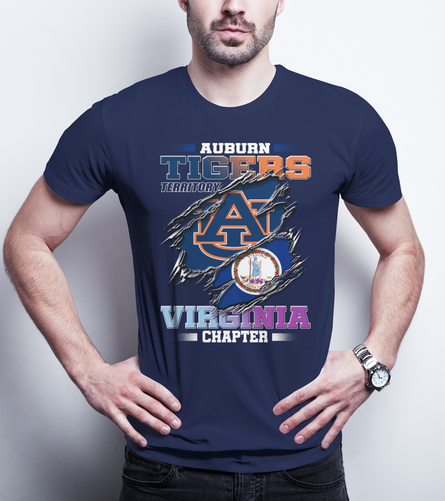 Auburn Tigers Territory Virginia Chapter T-Shirt