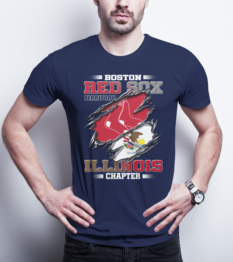 Boston Red Sox Territory Illinois Chapter T-Shirt