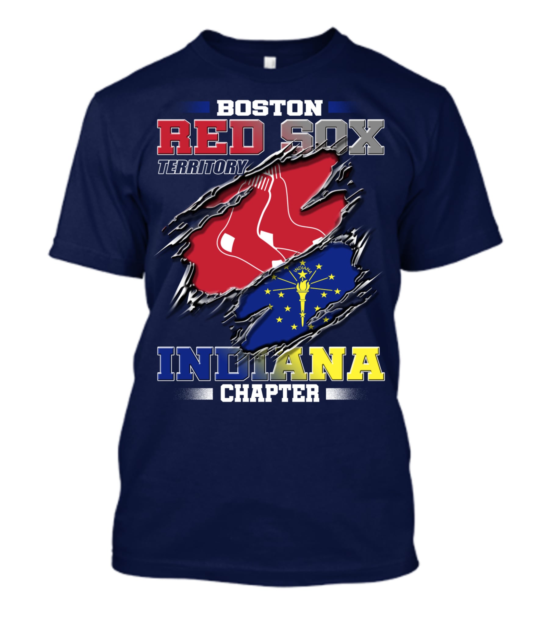 Boston Red Sox Territory Indiana Chapter T-Shirt