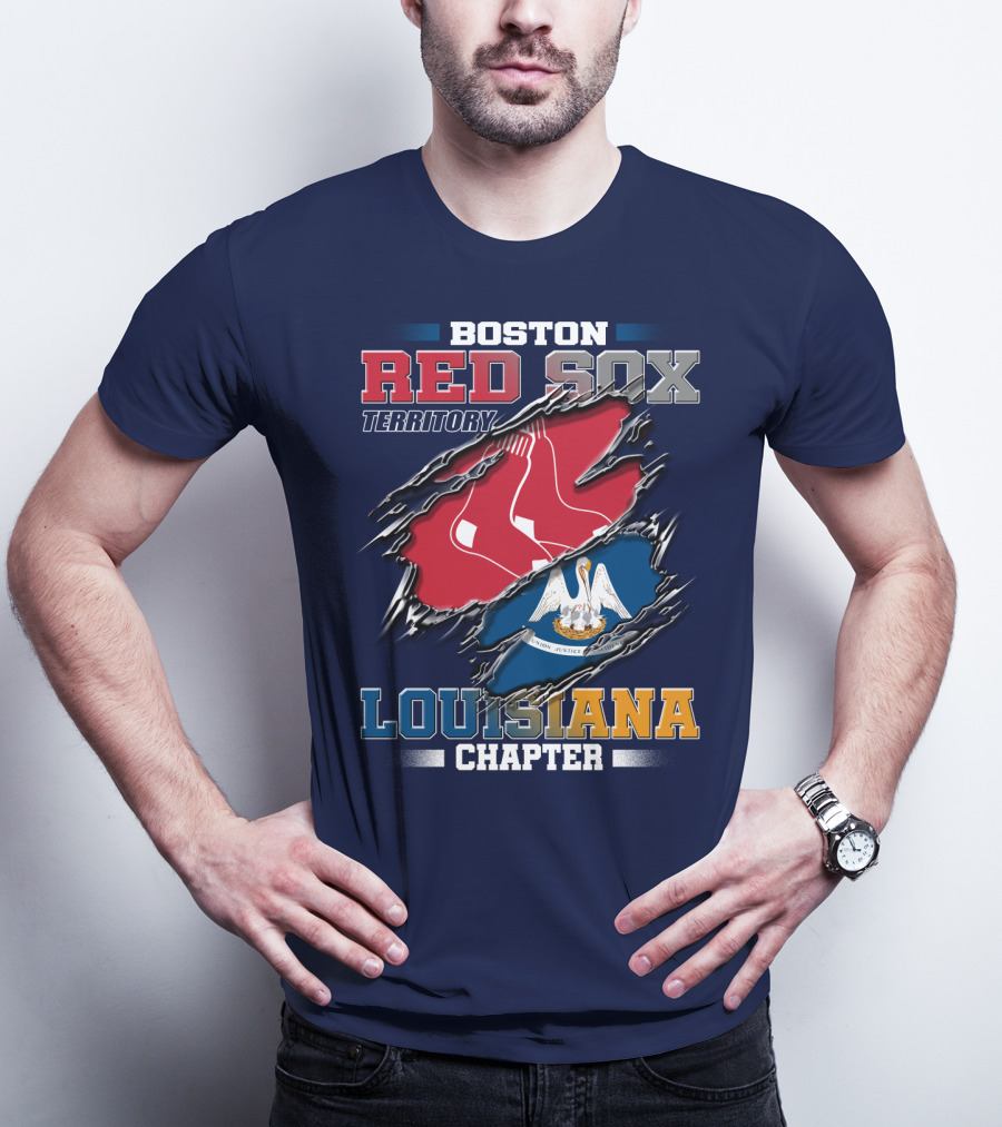 Boston Red Sox Territory Louisiana Chapter T-Shirt