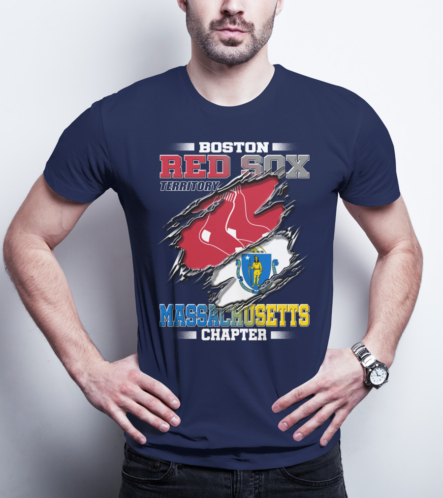 Boston Red Sox Territory Massachusetts Chapter T-Shirt