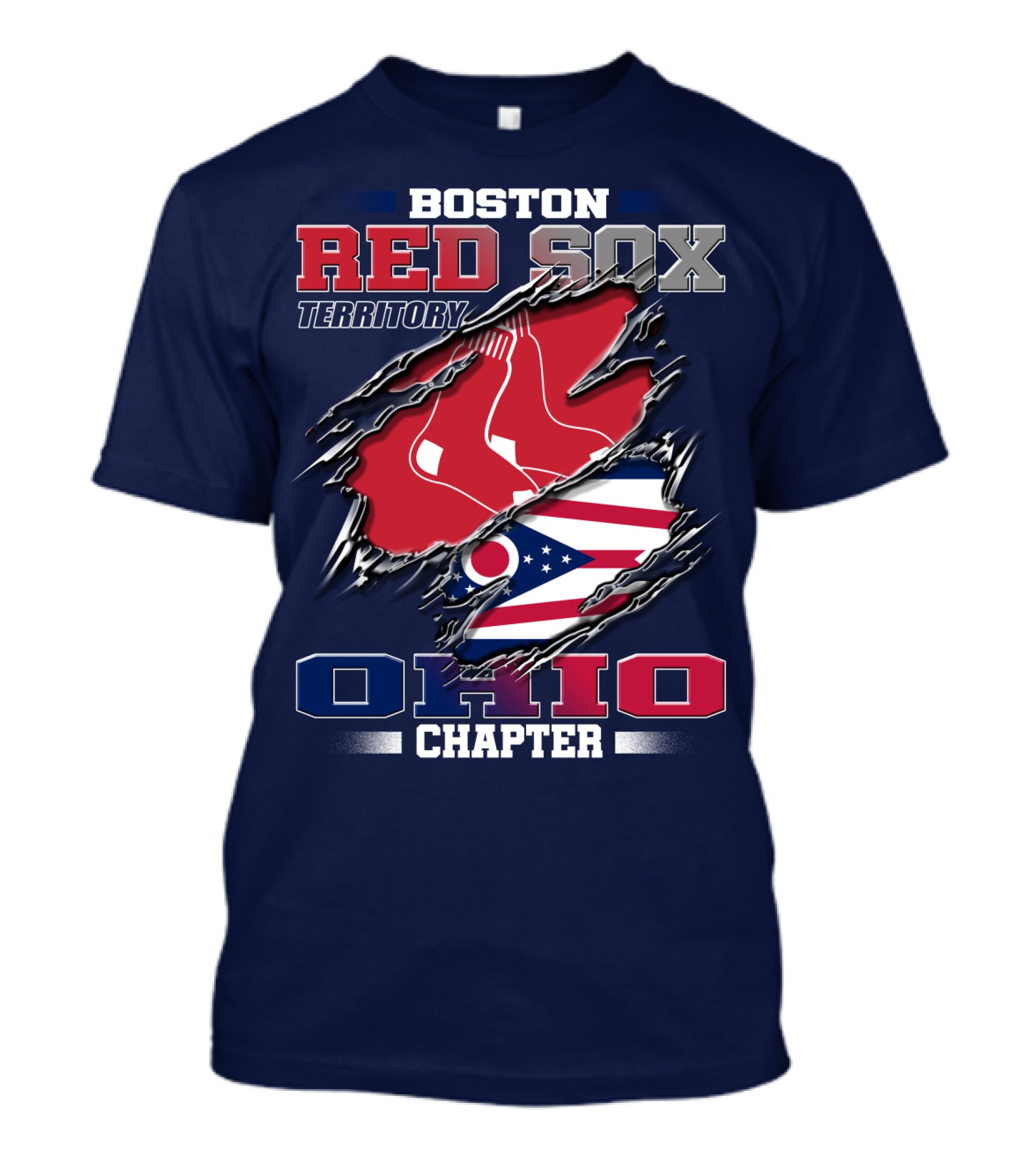 Boston Red Sox Territory Ohio Chapter T-Shirt