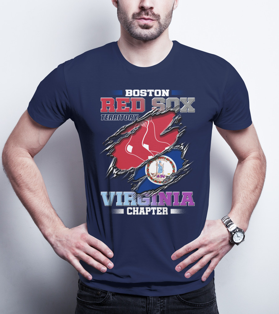 Boston Red Sox Territory Virginia Chapter T-Shirt