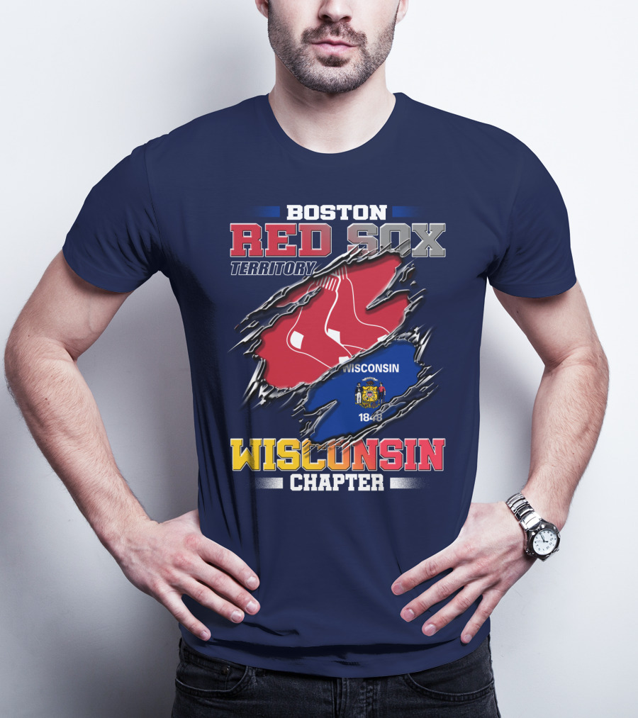 Boston Red Sox Territory Wisconsin Chapter 1848 T-Shirt