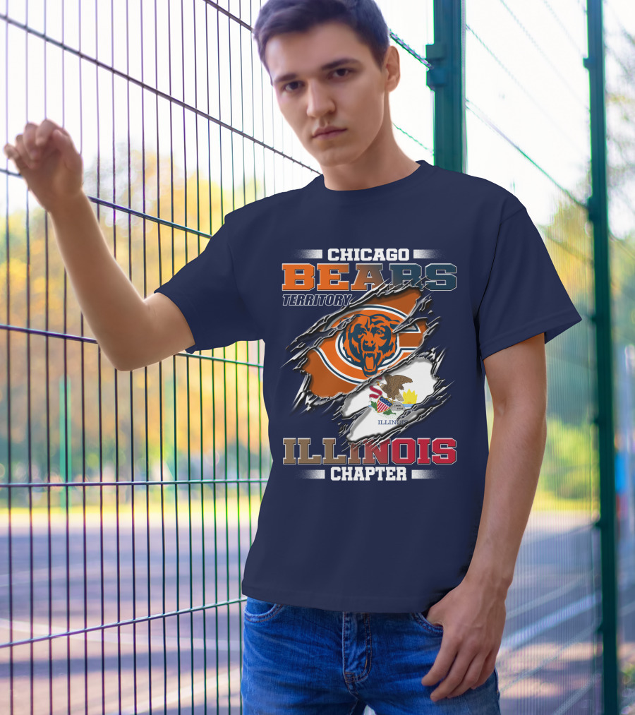 Chicago Bears Territory Illinois Chapter T-Shirt
