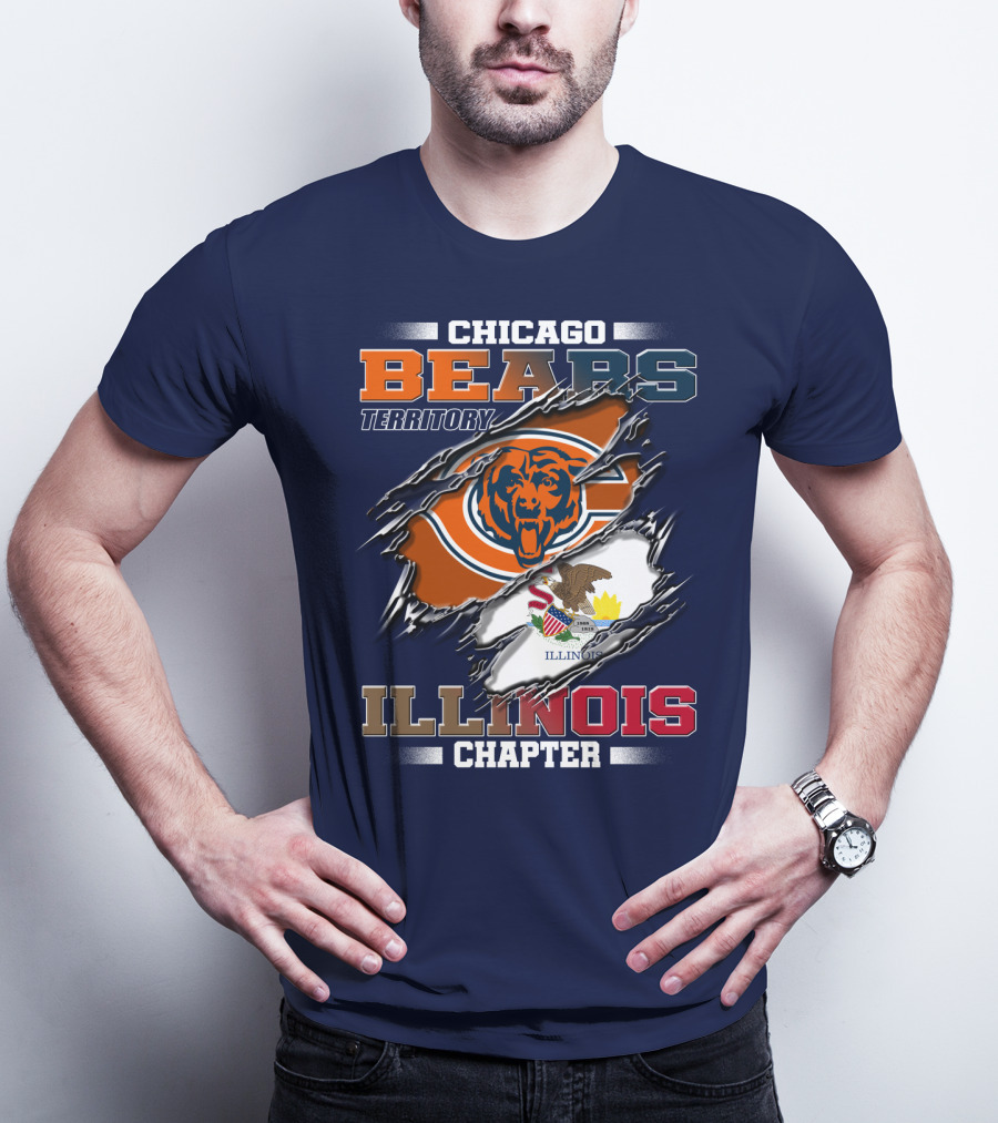 Chicago Bears Territory Illinois Chapter T-Shirt
