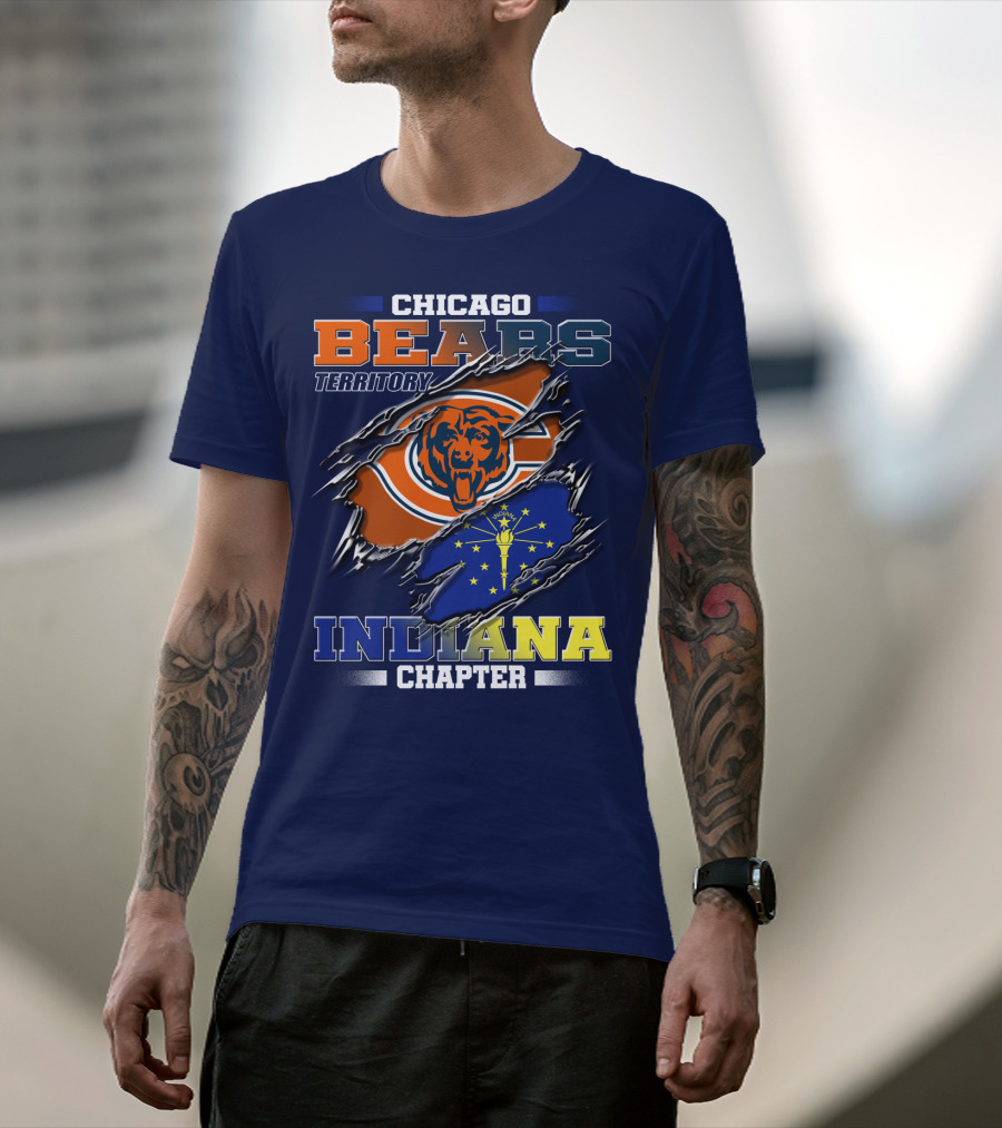 Chicago Bears Territory Indiana Chapter T-Shirt