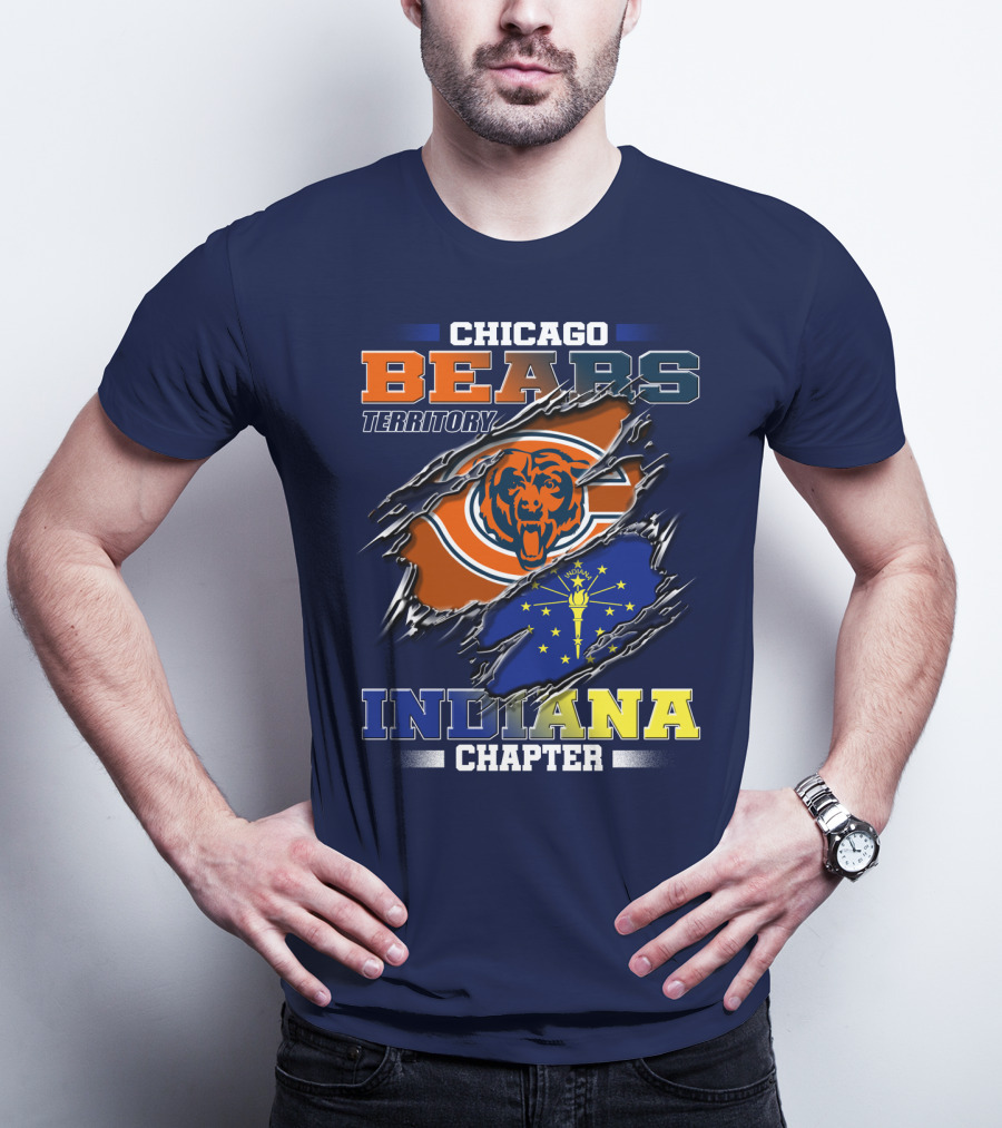 Chicago Bears Territory Indiana Chapter T-Shirt