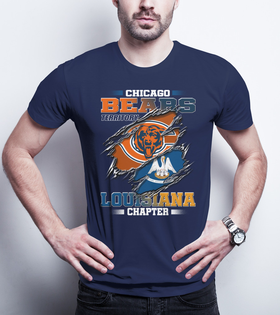 Chicago Bears Territory Louisiana Chapter T-Shirt