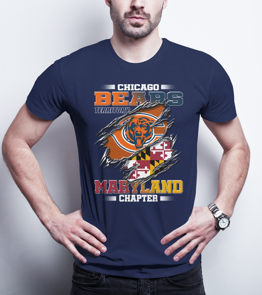 Chicago Bears Territory Maryland Chapter T-Shirt